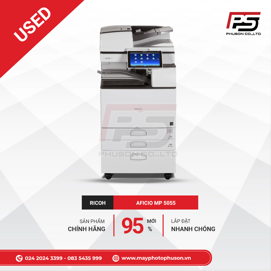 Ricoh MP 5055 | Máy Photocopy Bãi | Phu Son Group